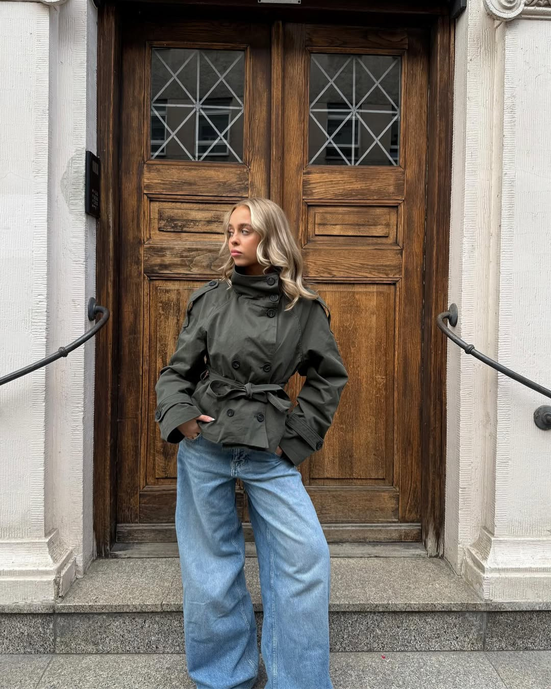 OLIVIA | Short Trench Coat – Olivia & Hazel